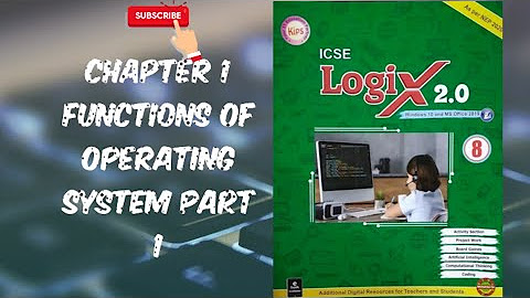 Computer class 8 ICSE board - YouTube