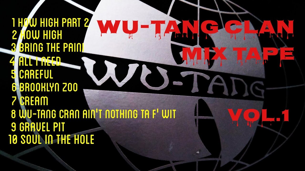 90' Old School HipHop WU-TANG CLAN Mix Tape Method Man Ol' Dirty ...