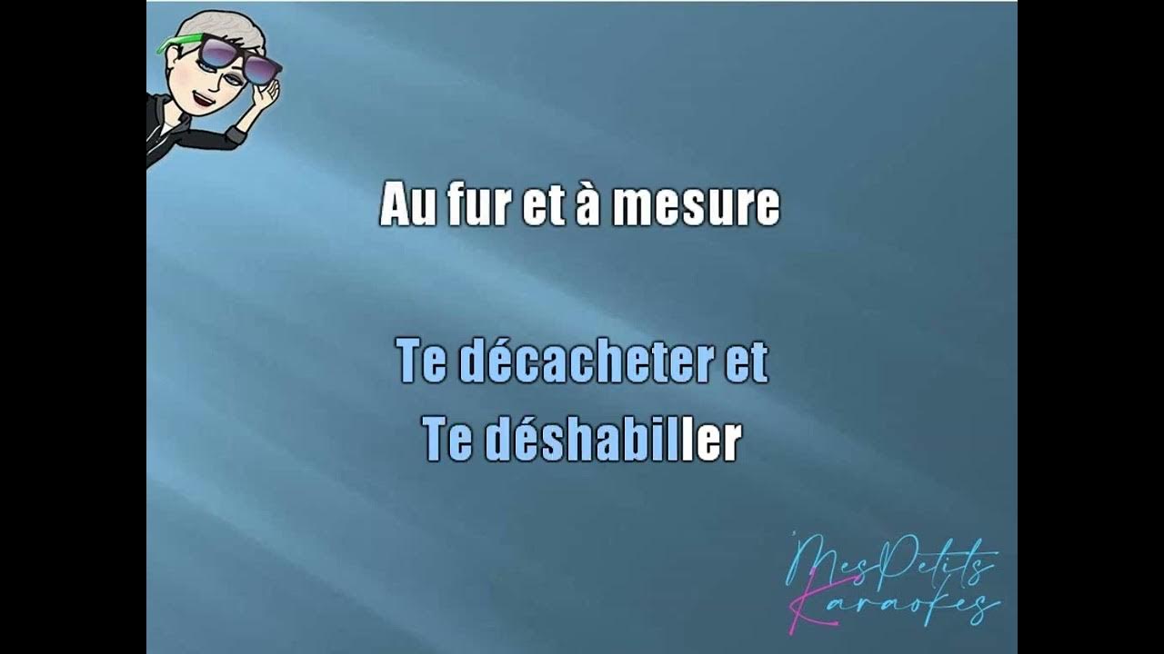 LIANE FOLY - AU FUR ET A MESURE (@mespetitskaraokes) - YouTube