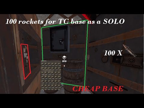 I made my 100 ROCKETS proof CHEAP base | RUST SOLO 8500h | Part 5 - YouTube