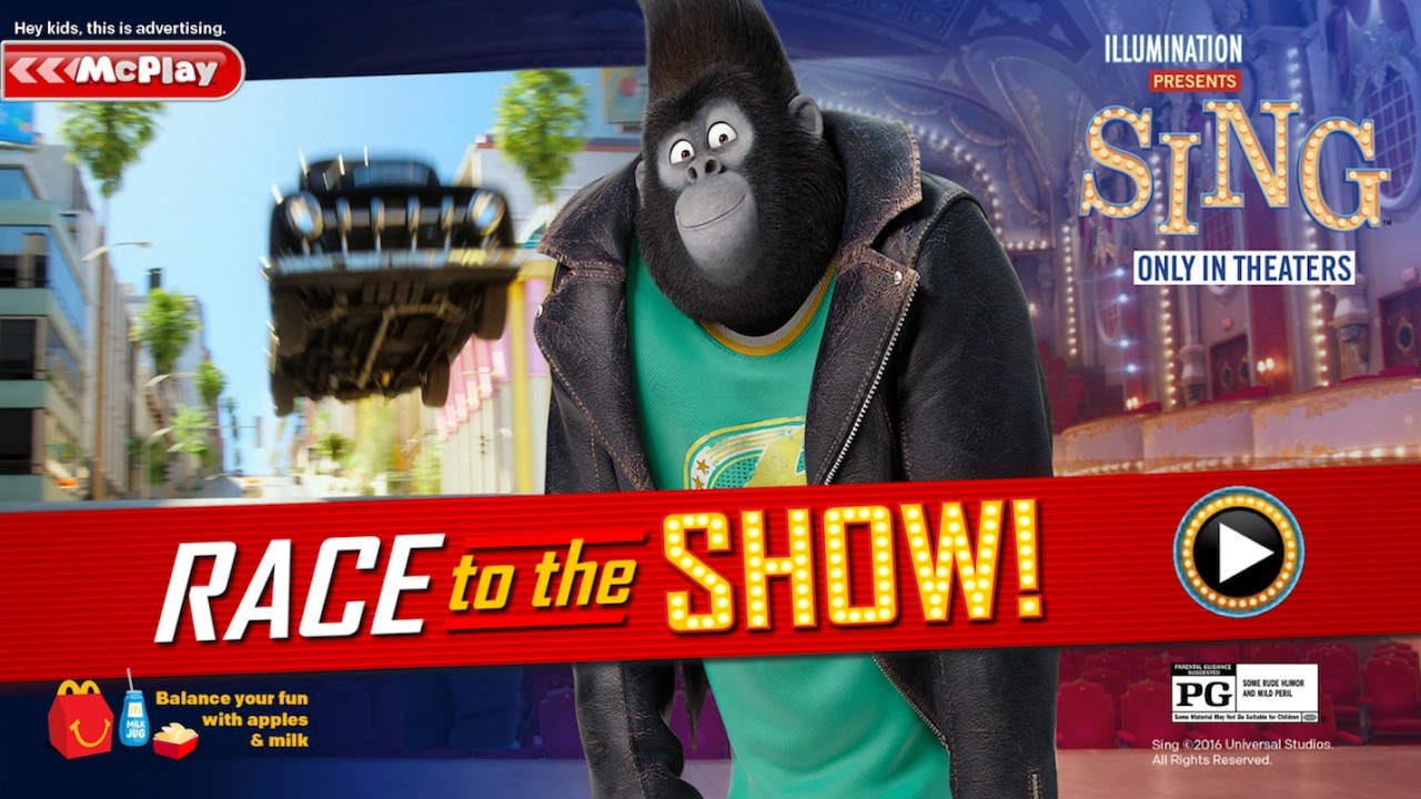 2016 McPlay Movie Sing Race to the Show - YouTube