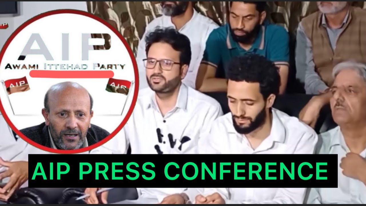 #watch || Awami Ittihaad Party [AIP] Held a Press Conference In ...