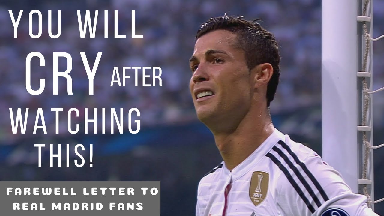 Cristiano Ronaldo’s Farewell Letter To Real Fans - YouTube