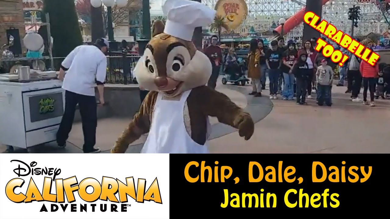 Jammin Chefs with Chip and Dale, Daisy, and Clarabelle at Disney ...