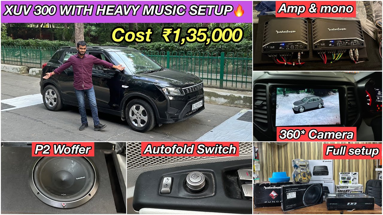 2024 XUV 300 W6 MODIFICATION🔥XUV 300 BASE TO TOP🔥XUV 300 GENUINE ...