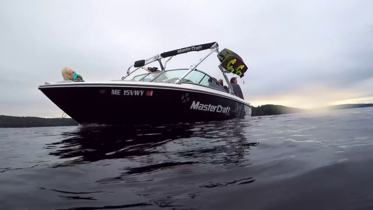 Thompson Lake, Maine Boating July 2017 - YouTube