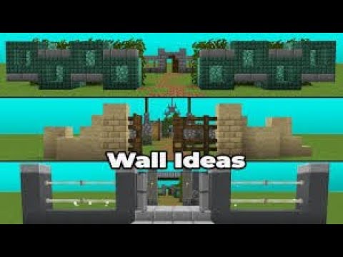 MINECRAFT BASİT DUVAR FİKİRLERİ VE TASARIMLARI 1.14