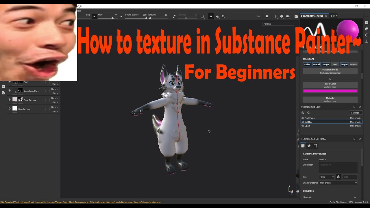 How to texture in Substance Painter (For beginners) 2021 Tutorial ...