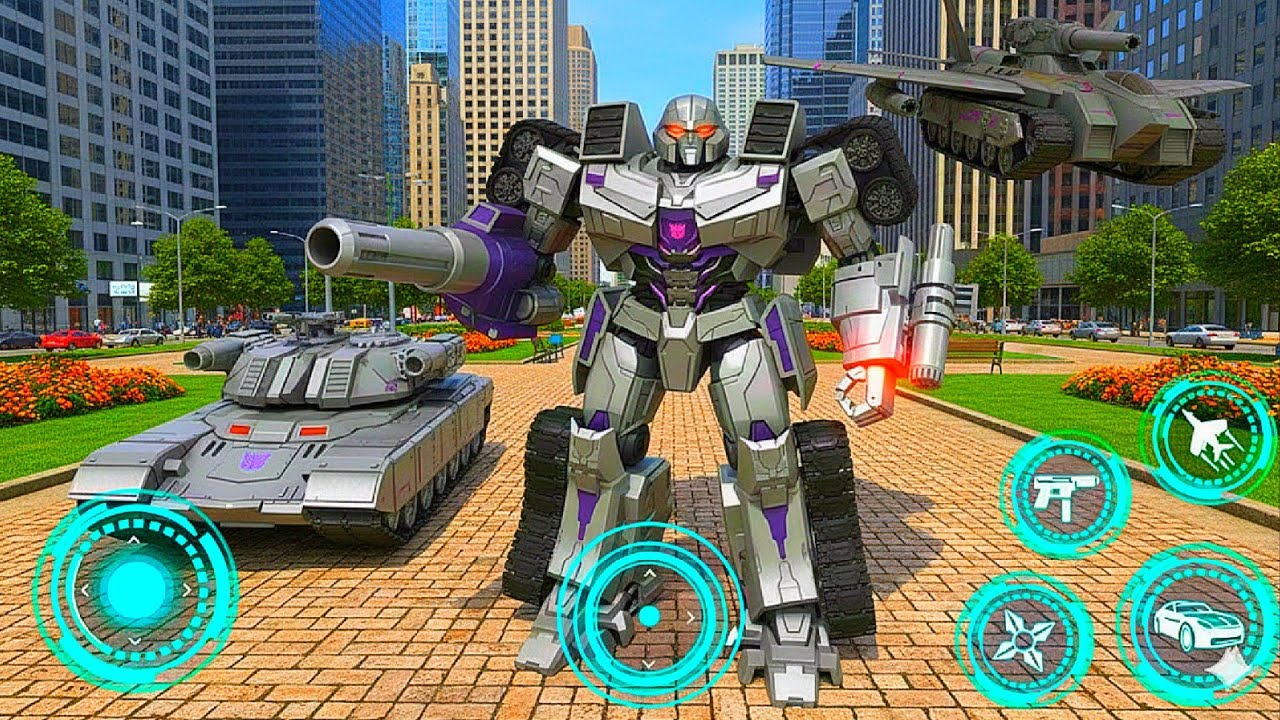 Robot Justice War: Megatron Tank Jet Transformers Game 2025 Part 8 ...