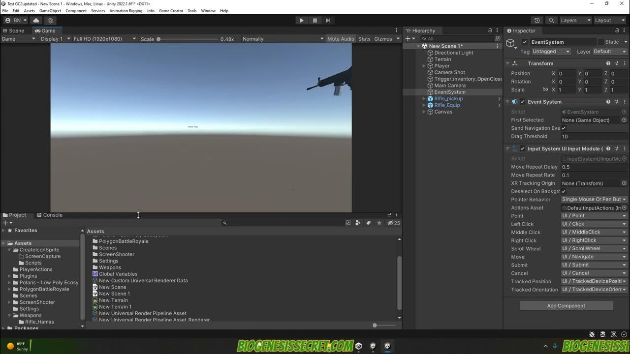 Unity main tabs - YouTube