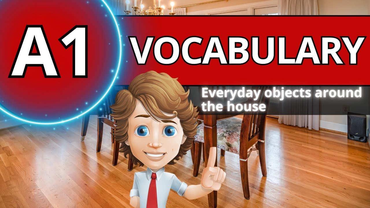 ENGLISH A1 VOCABULARY / INGLÉS A1 VOCABULARIO. Everyday Objects around the house - YouTube