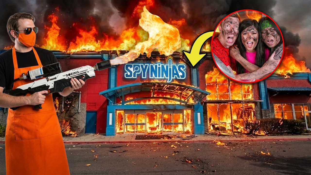 (OMG!) AGENT PETERS TRYING TO BURN DOWN THE SPY NINJAS SAFE HOUSE?! 😱 ...