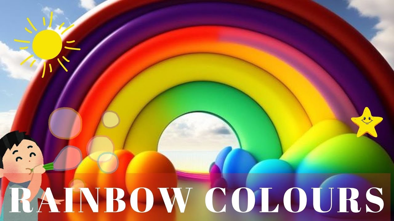 Rainbow colours I Rainbow colours name I Colours of Rainbow I 7 colours ...