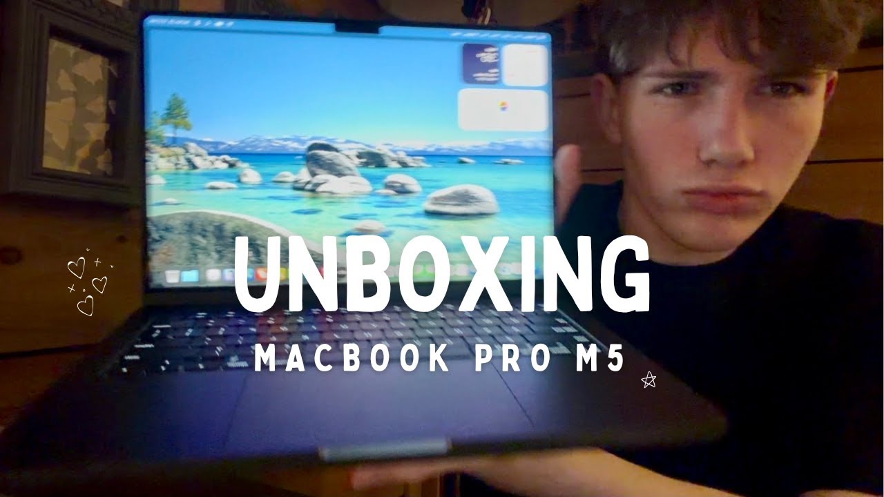 Unboxing Macbook Pro M5 Space Black Youtube
