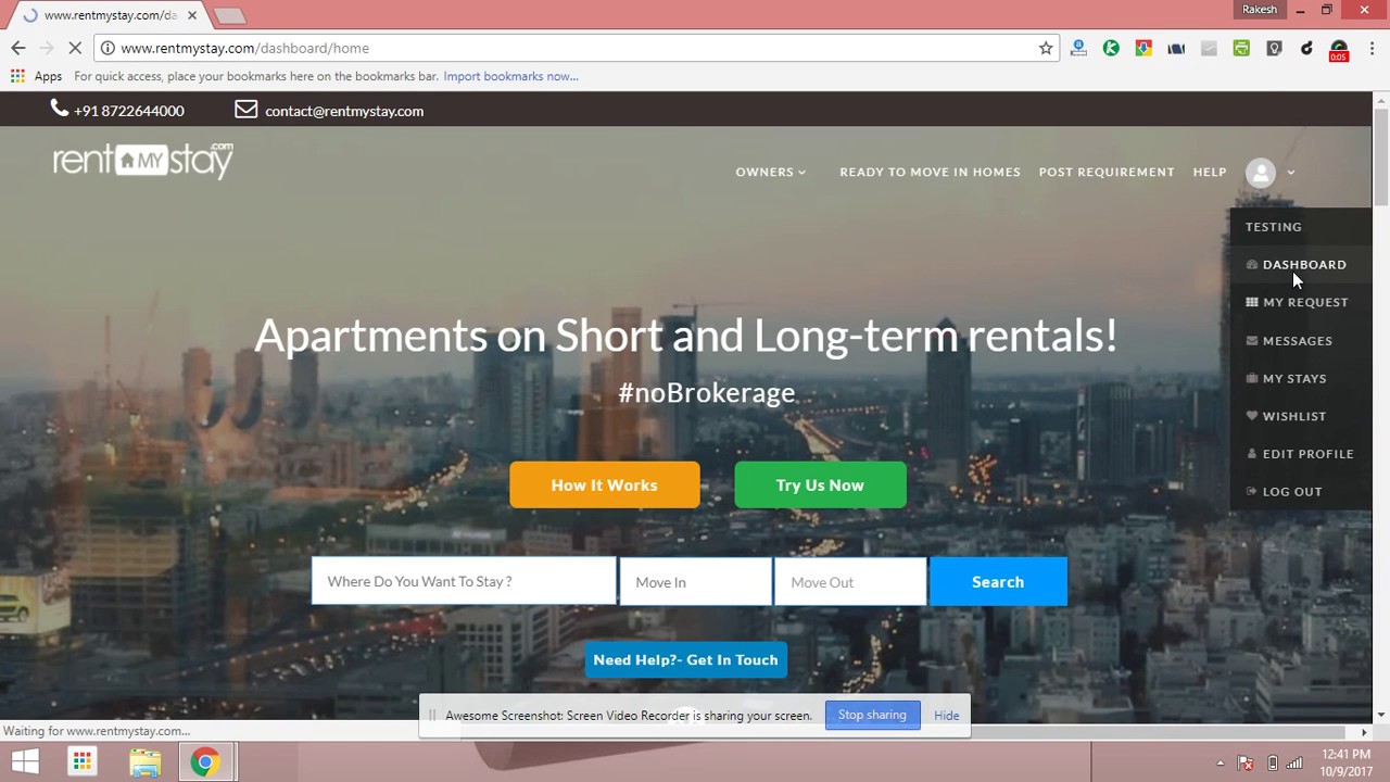 How to Pay my rent/dues - RentMyStay? - YouTube