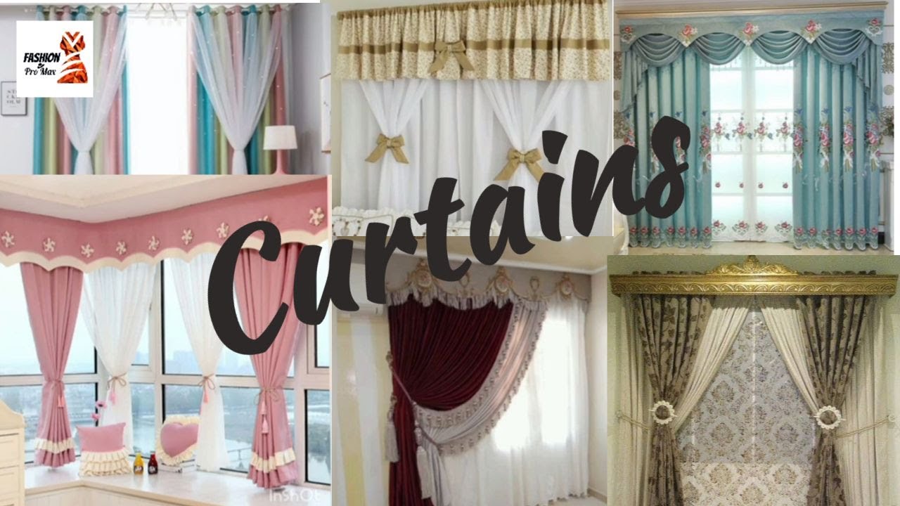 Latest Curtains Design /How to style or decorate curtains of Windows ...