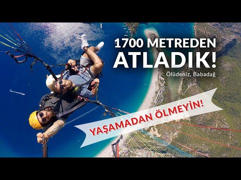 YAMAÇ PARAŞÜTÜ YAPTIK! HAVADA TAKLA ATTIK!! (Paragliding) Ölüdeniz/Babadağ