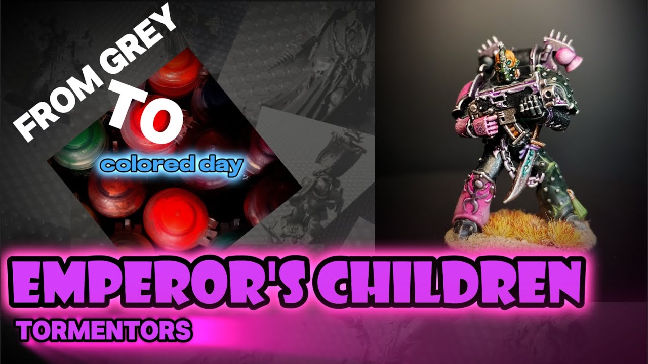 How to Paint Tormentors – Emperor’s Children Chaos Marines | Warhammer ...
