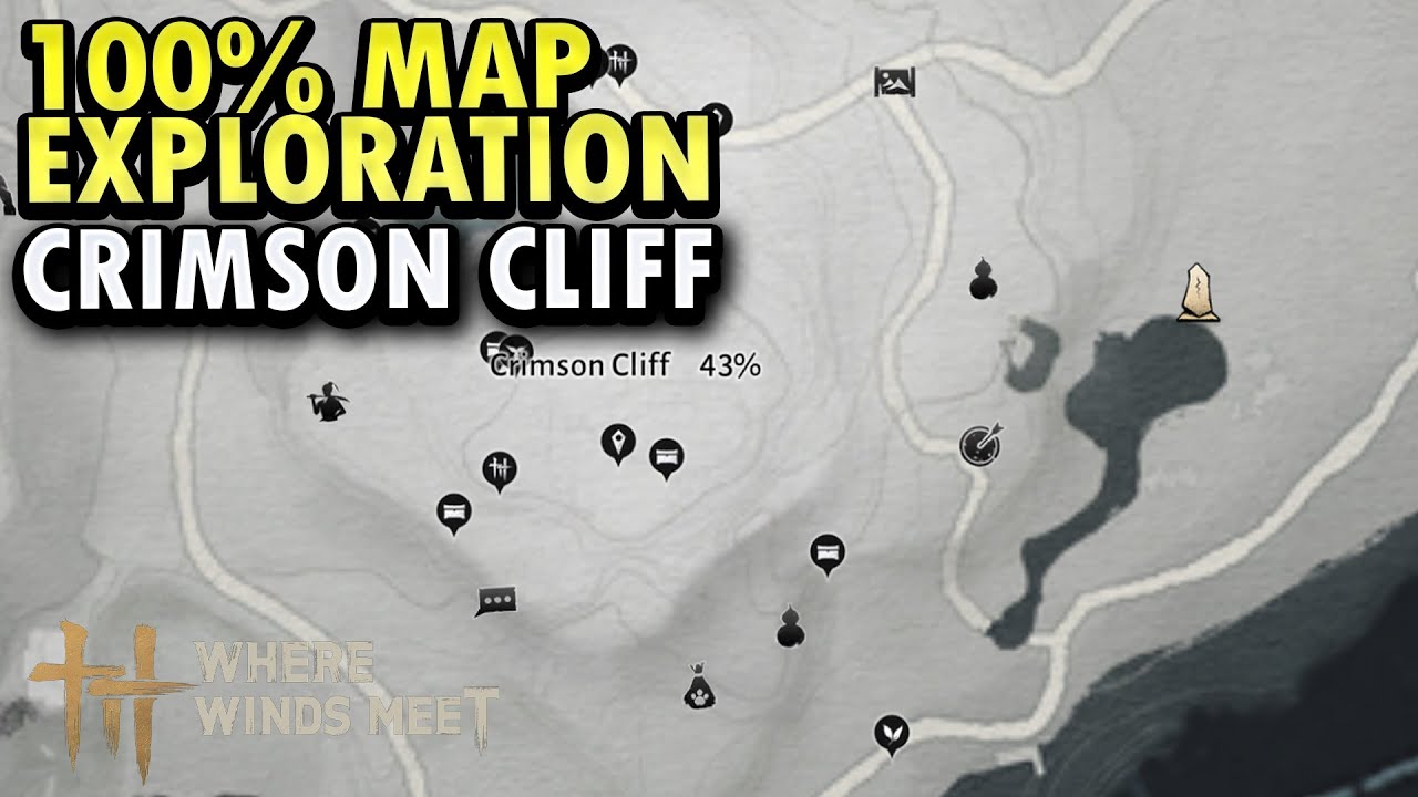 Crimson Cliff 100% Exploration - Where Winds Meet - YouTube