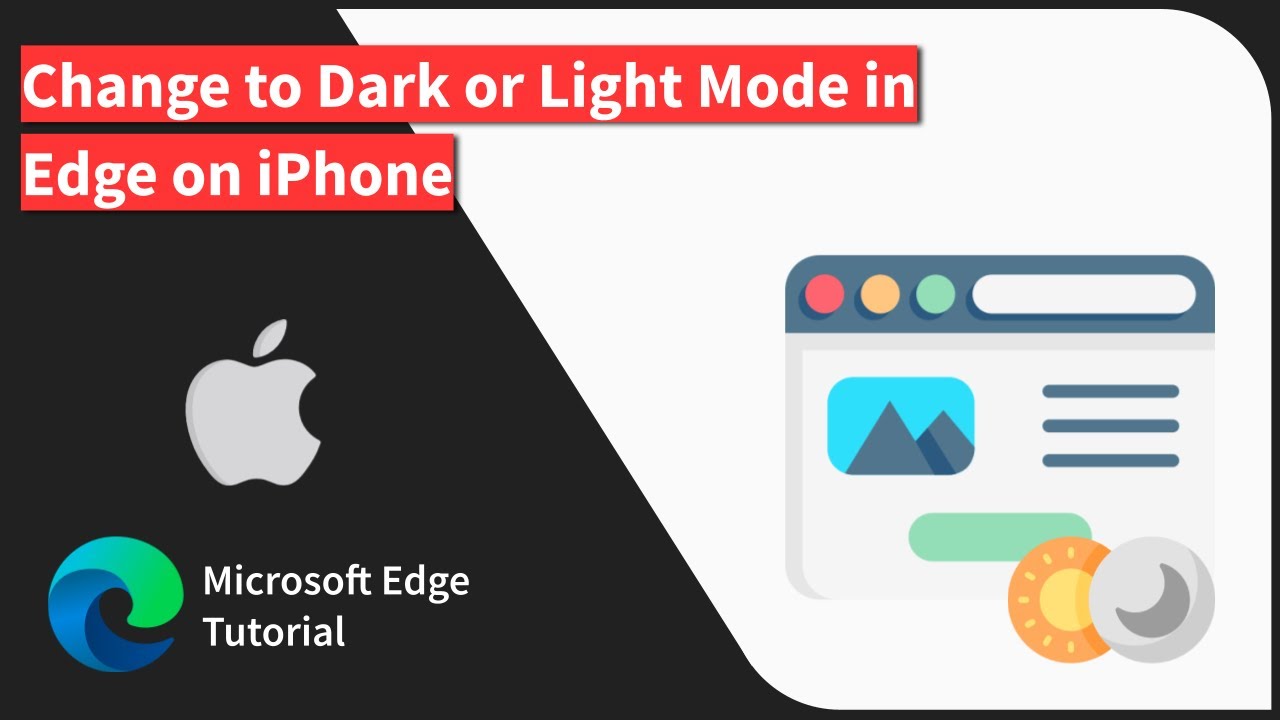 How to Enable Dark Mode in the Edge app on iPhone - YouTube