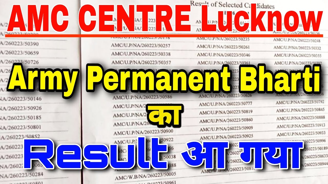 AMC Center Lucknow Result Declared Merit Cut off YouTube amc-center-lucknow-result-declared-merit-cut-off-youtube