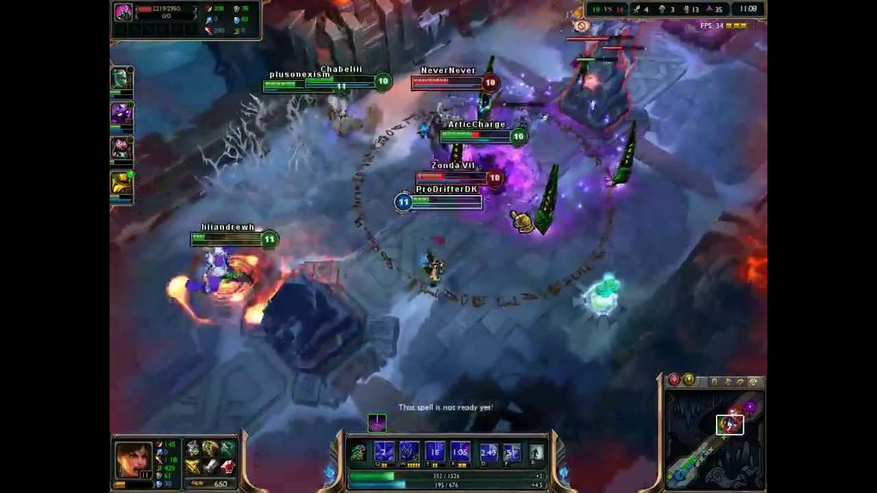 Jugando en el nuevo mapa ARAM: Howling Abyss - YouTube
