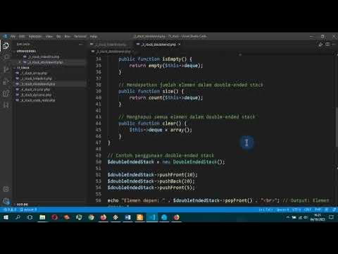 20232 Struktur Data PHP #7 Stack - YouTube