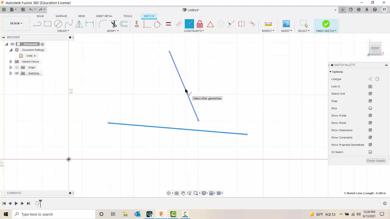 03 06 Perpendicular Constraint - YouTube