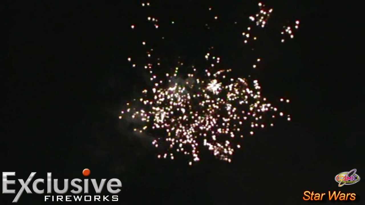 Cosmic Star Wars 220 Shot Firework from Exclusive Fireworks - YouTube