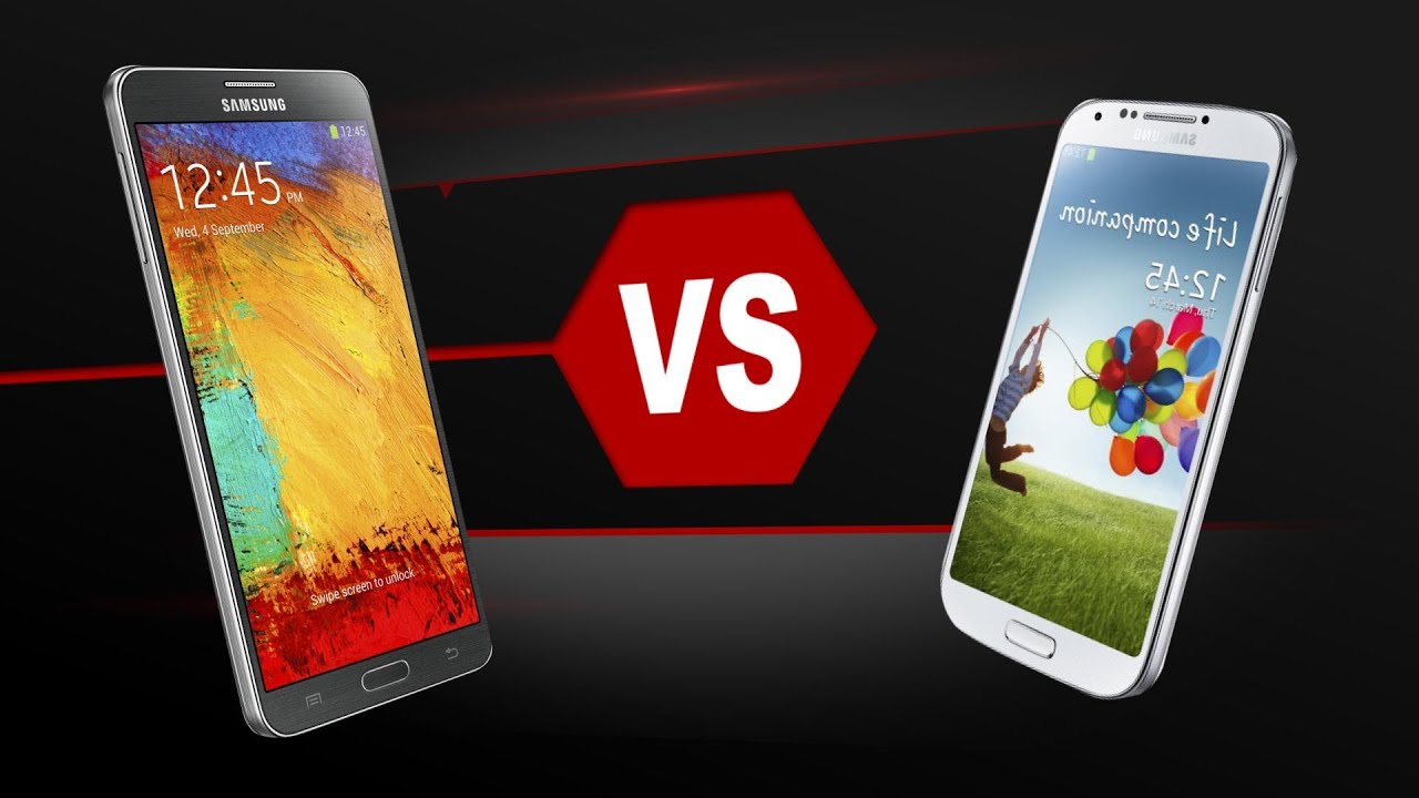 Galaxy Note 3 Vs Galaxy S4 Youtube