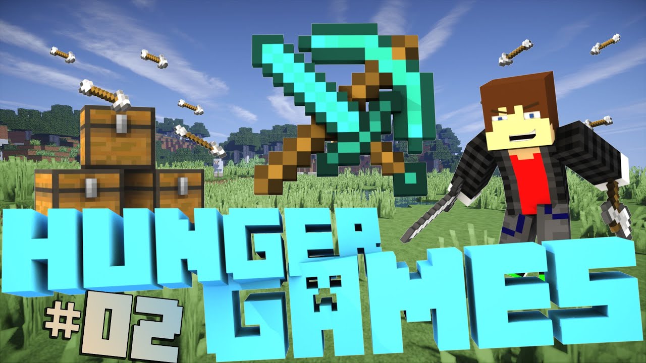 HUNGER GAMES (MINECRAFT) - PART 2 - W/ BLITZWINGER & GAMER - YouTube