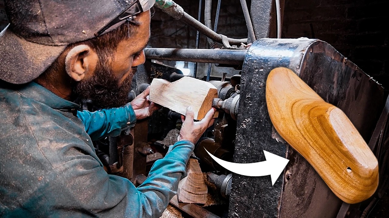 From Wood to Footwear: How Wooden Shoe Lasts Are Made! - YouTube