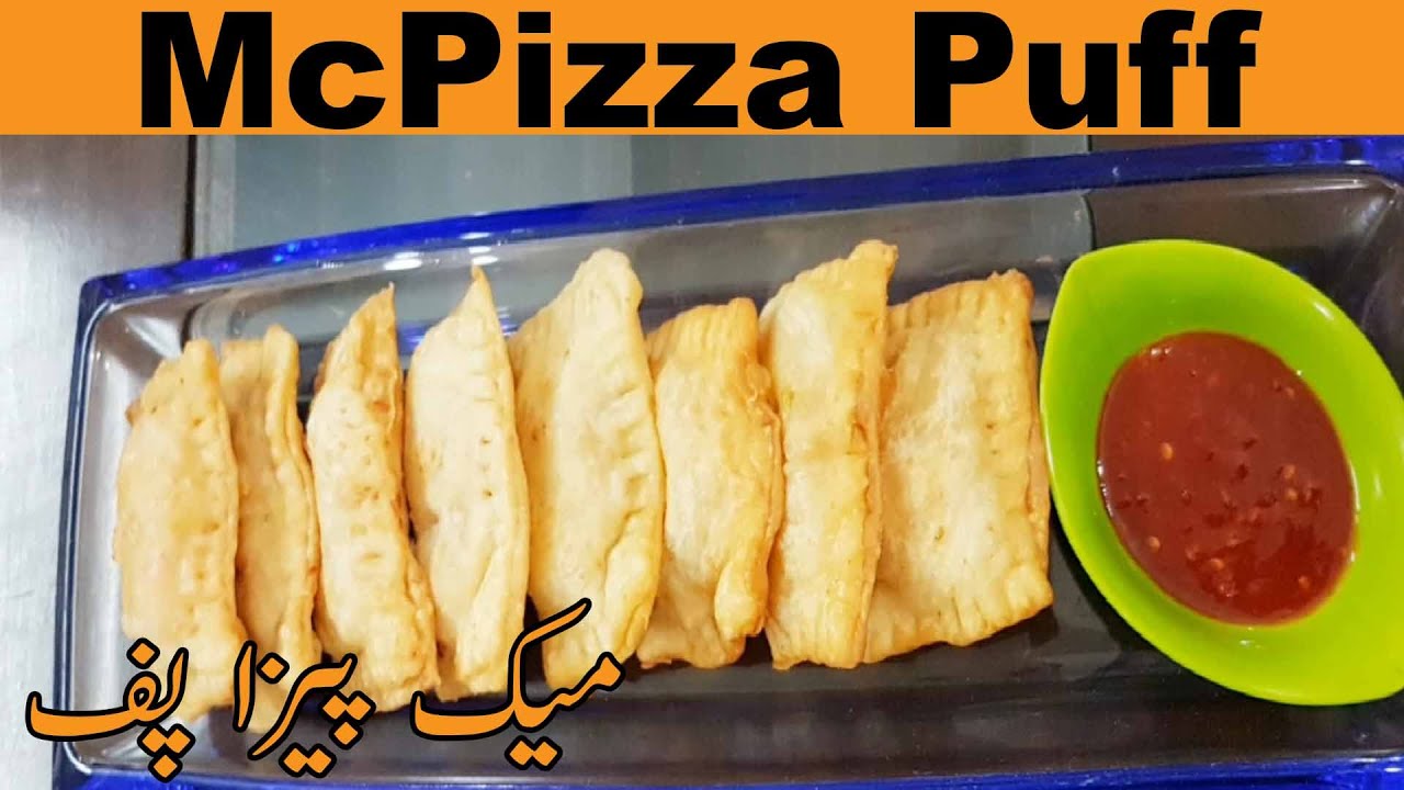 McPizza Puff by Cooking Closet in Urdu / Hindi / English. Ramadan ...
