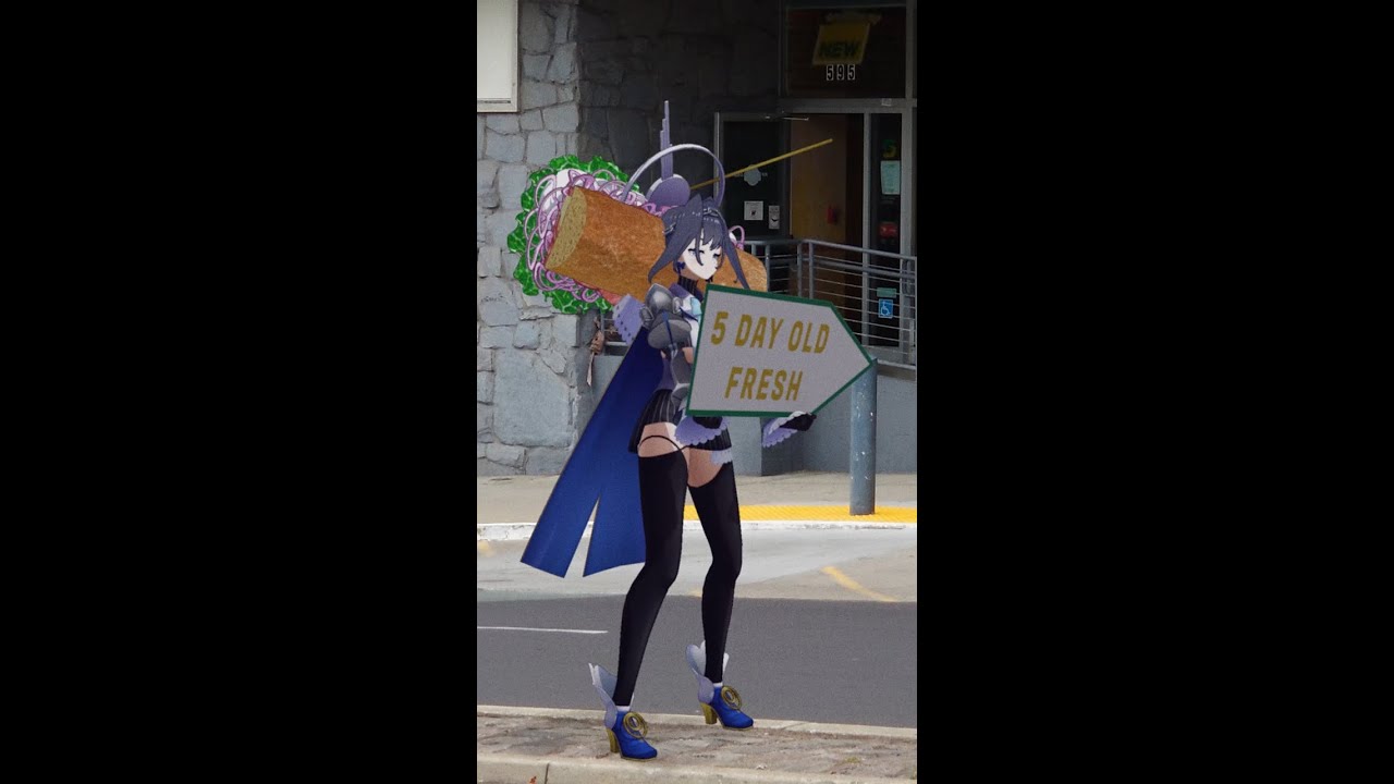 Kronii goes to subway and buys a blender - YouTube