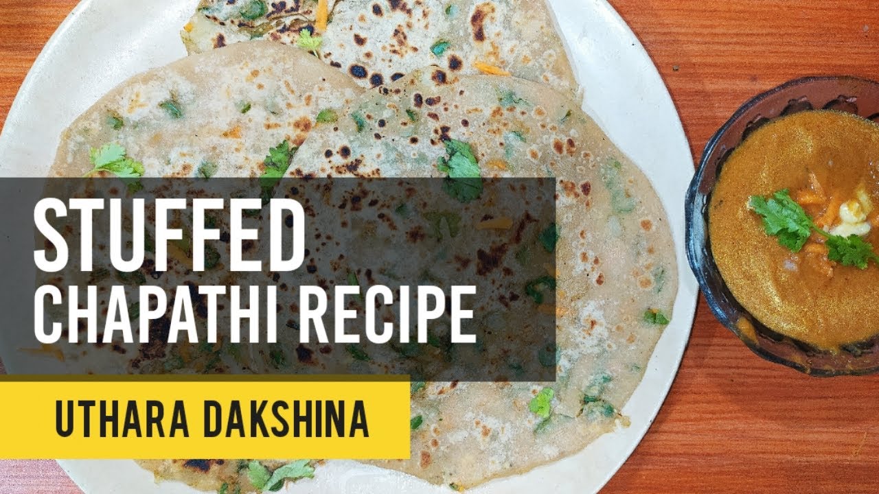 Healthy Stuffed Chapathi | Wheat Kulcha | How to make Stuffed chapati ...