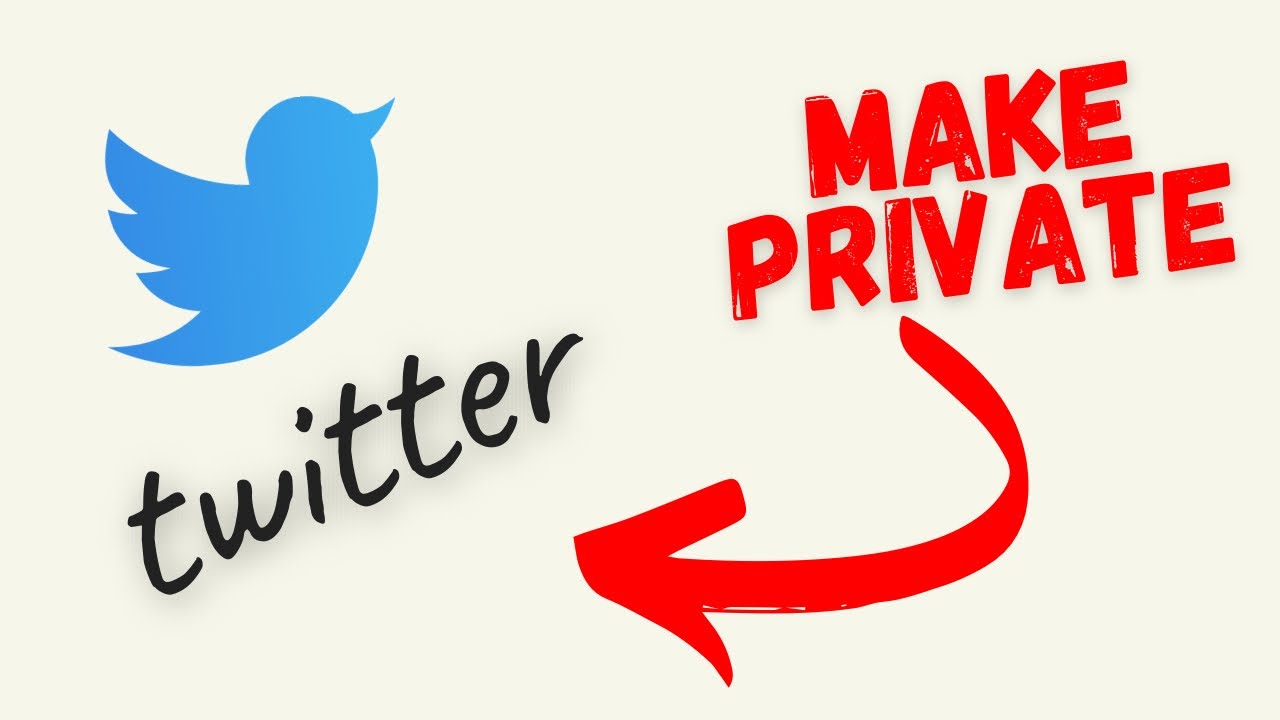 How to make Twitter account private - YouTube