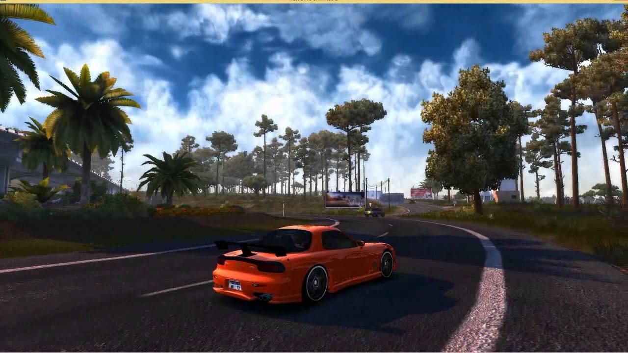 Mazda RX-7 in Test Drive Unlimited 2 - YouTube