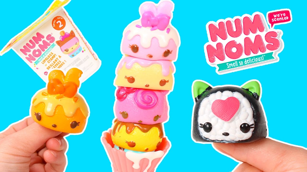 🍨 NUM NOMS 🍨 Nuevos juguetes squishy y pintalabios y comida perfumada ...
