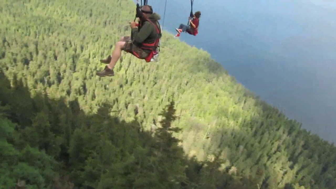 Icy Strait Point ZipRider (World's largest zipline) - YouTube