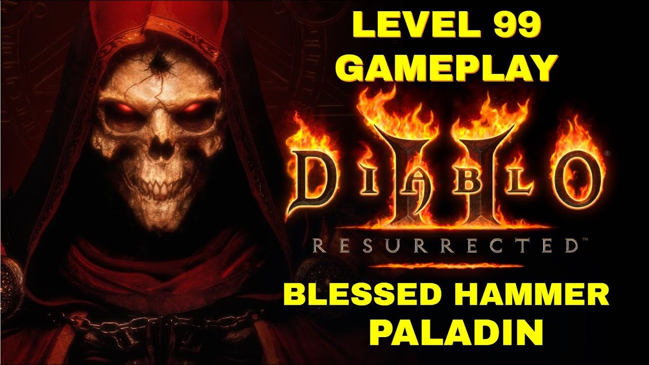 Diablo 2 Resurrected - Level 99 Blessed Hammer Paladin - Andariel Hell ...