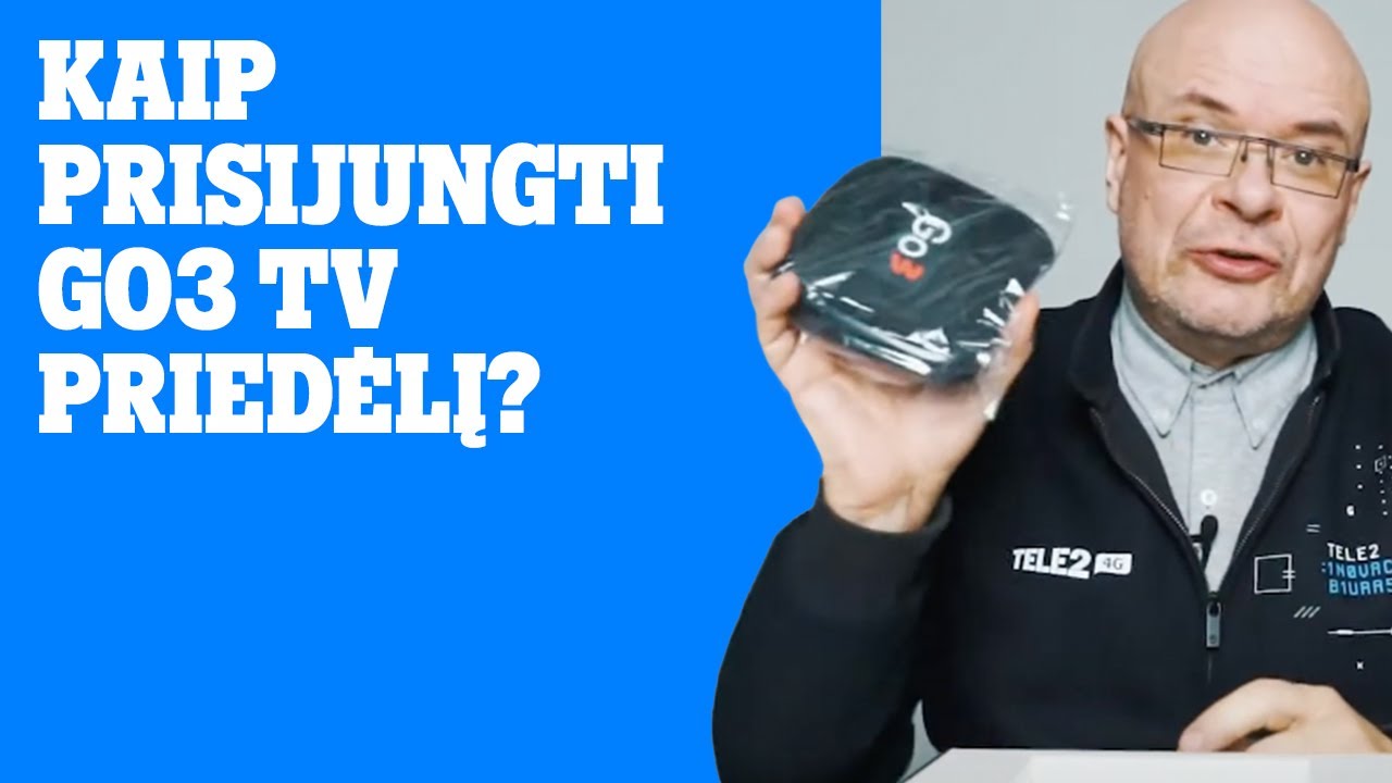 Kaip prijungti Go3 priedėlį prie televizoriaus? - YouTube