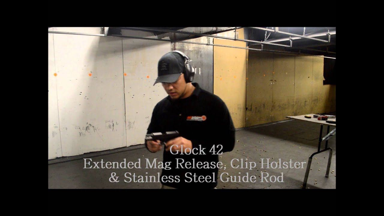 Shooting Glock 41 and Glock 42 with upgraded parts and accessories ...