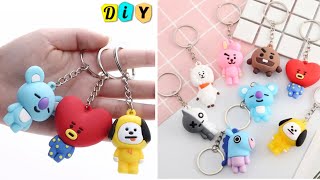 Bts Keychain Easy Craft Ideas How To Make Paper Craft Handmade Art And ...