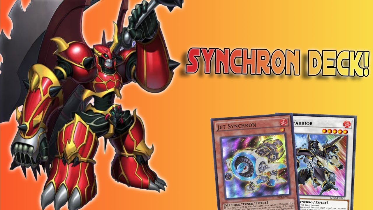 Synchron deck with new Jet warrior - yugioh duel links - YouTube
