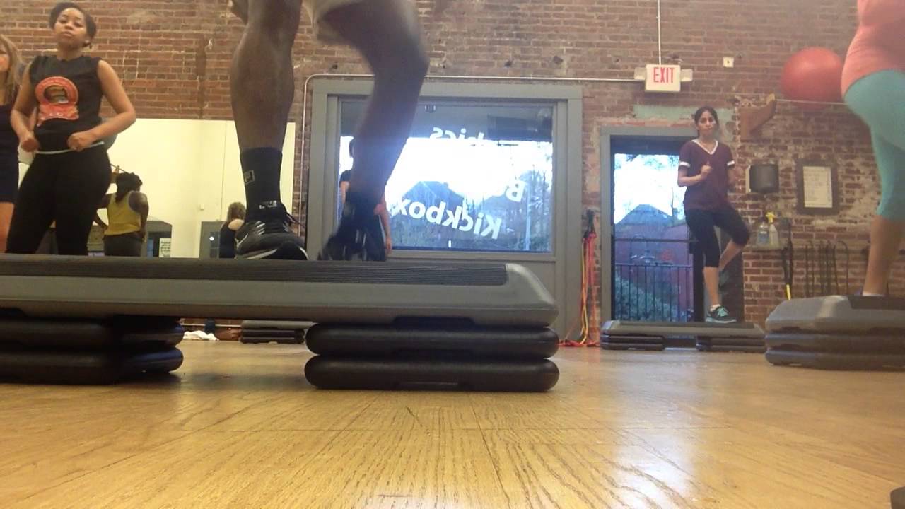 Workout Step Routine with Interval training - YouTube