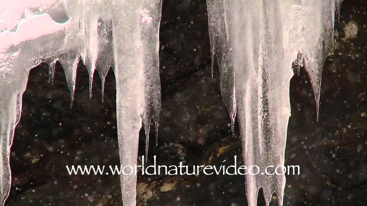 Thick icicles, Nature Video Stock Footage_1123 - YouTube