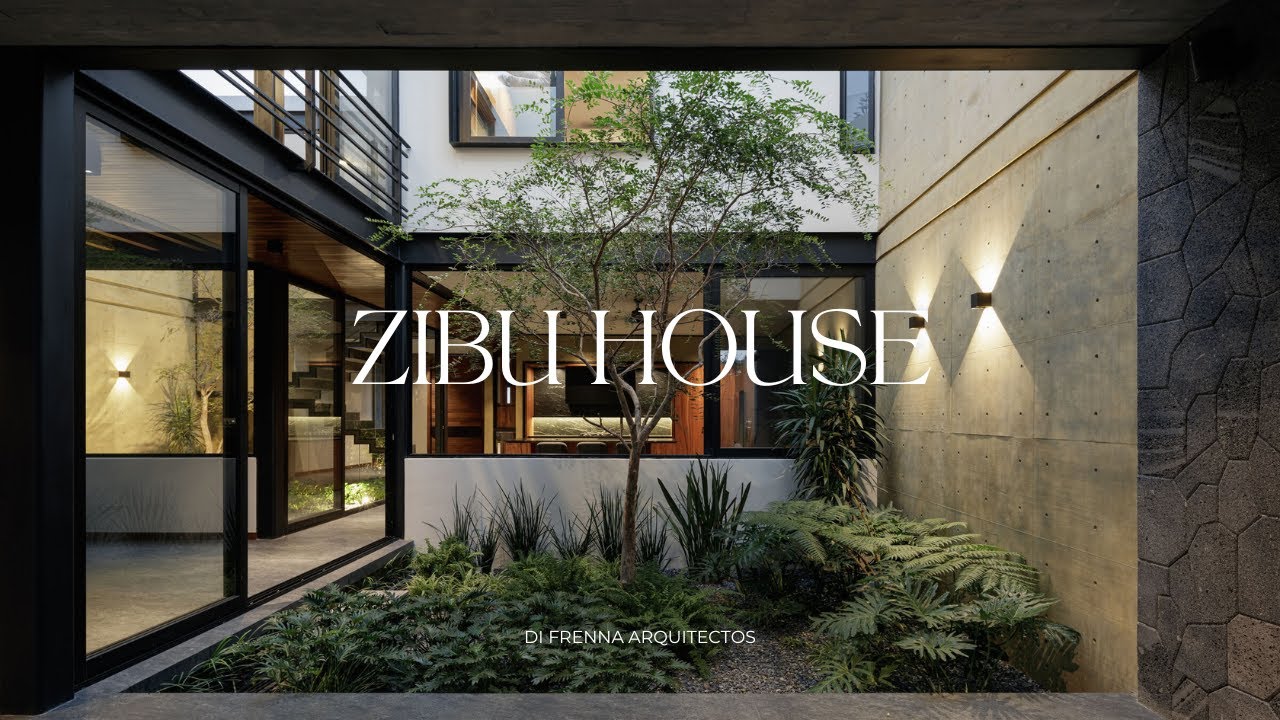 House Design With Luminous And Nature Unfolds Around Sequence Of ...