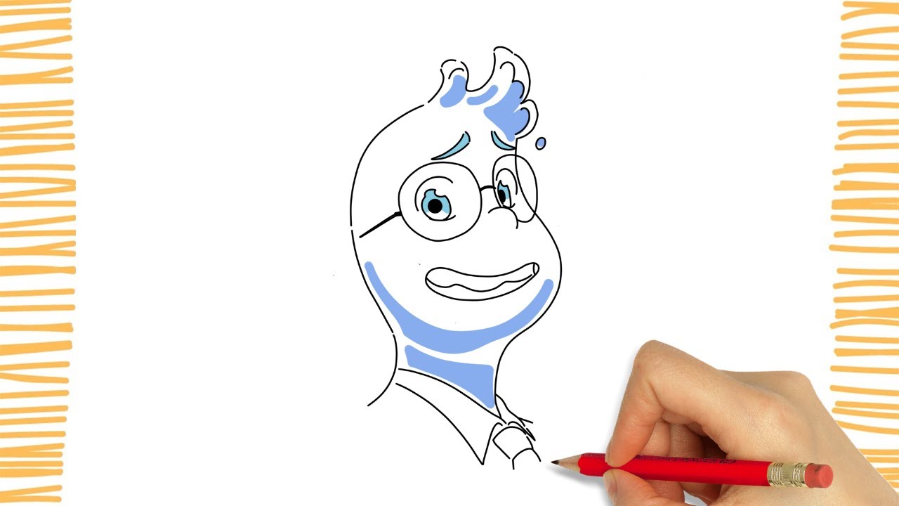 How To Draw WADE I ELEMENTAL I EASY - YouTube