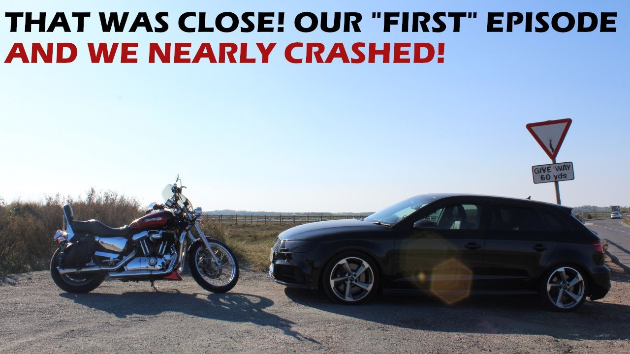 AUDI S3 NEARLY CRASH INTO SPORTSTER! Our "first episode" ever made ...