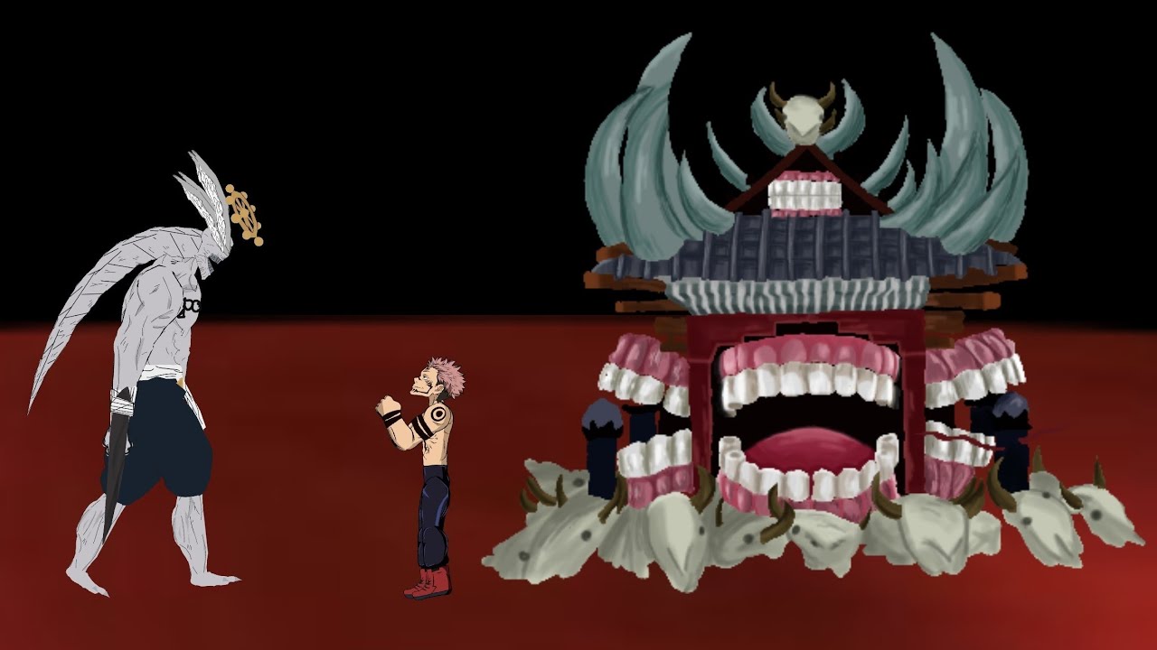 Sukuna Vs Maharaga - Draw Cartoons 2 - YouTube